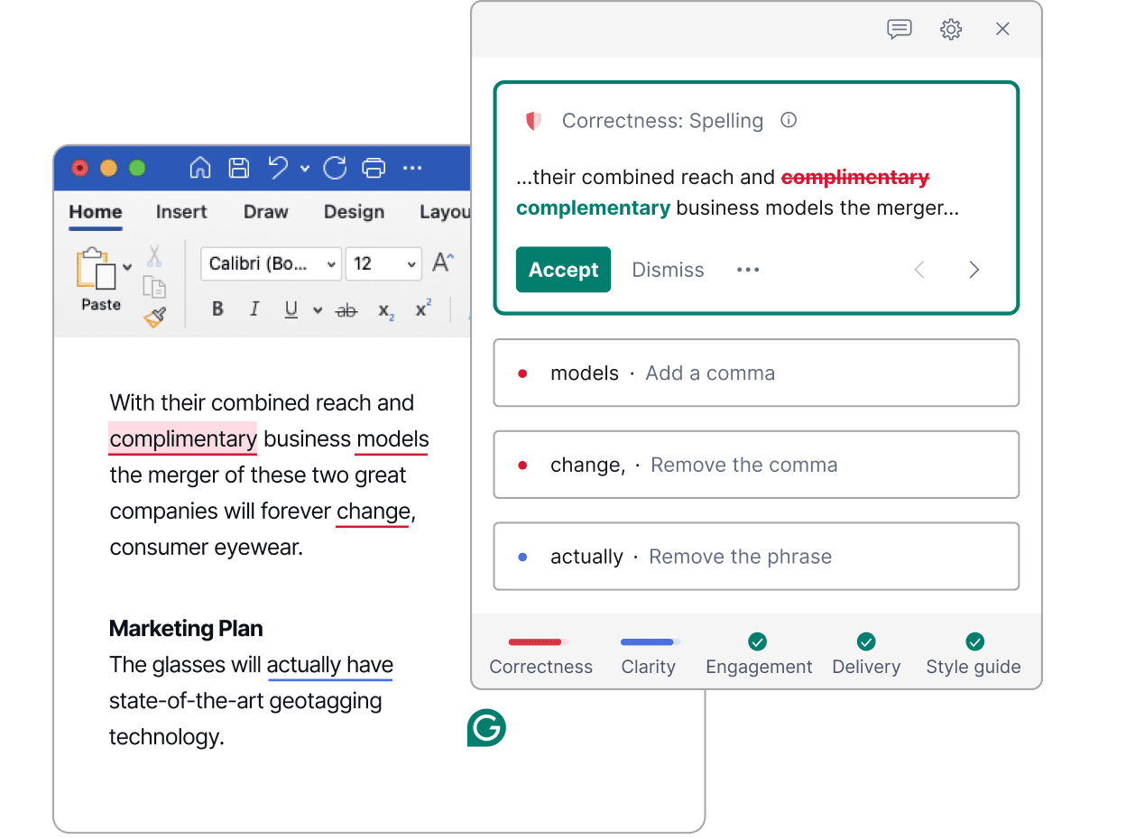 Le Correcteur Grammarly arrive en français → Dysclick.fr
