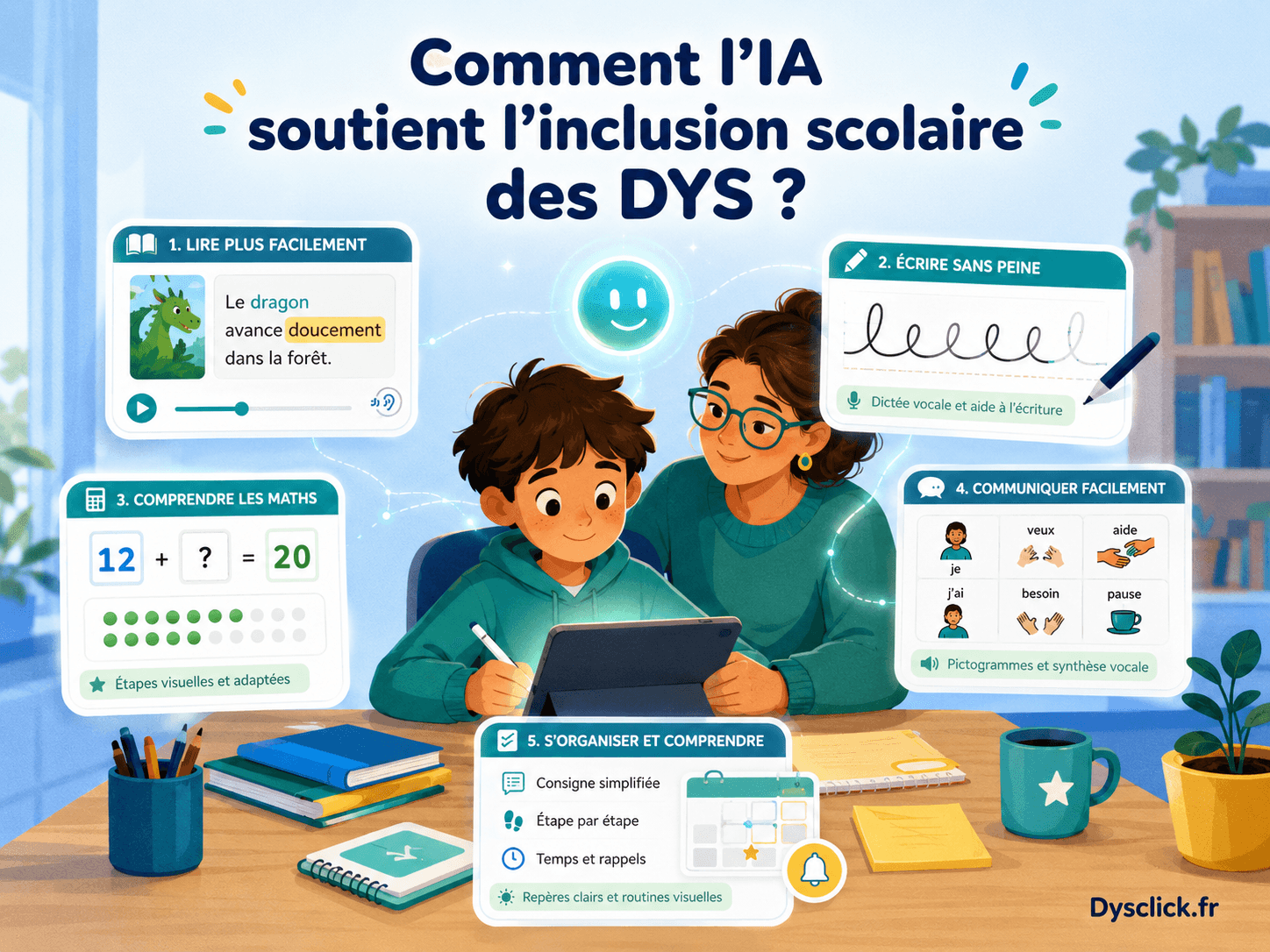 Outils et solutions numériques pour les DYS, TDAH et TSA | Dysclick
